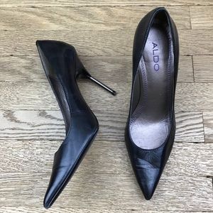 ALDO Shoes | Black And Gold Pumps Womens Us Size 7 | Poshmark